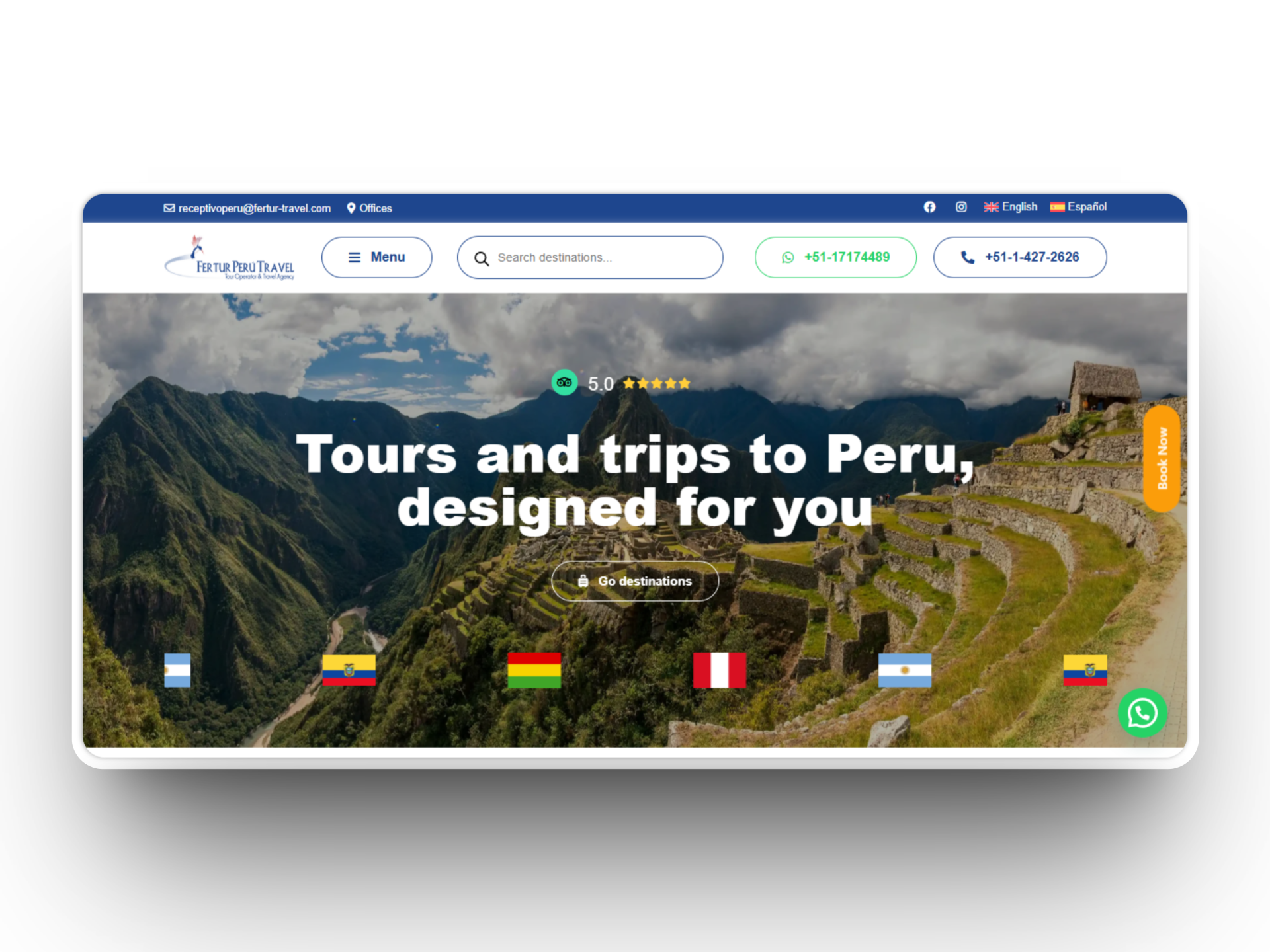 Tours en Ecuador y excursiones 2025. ¡Reserve Ahora!
